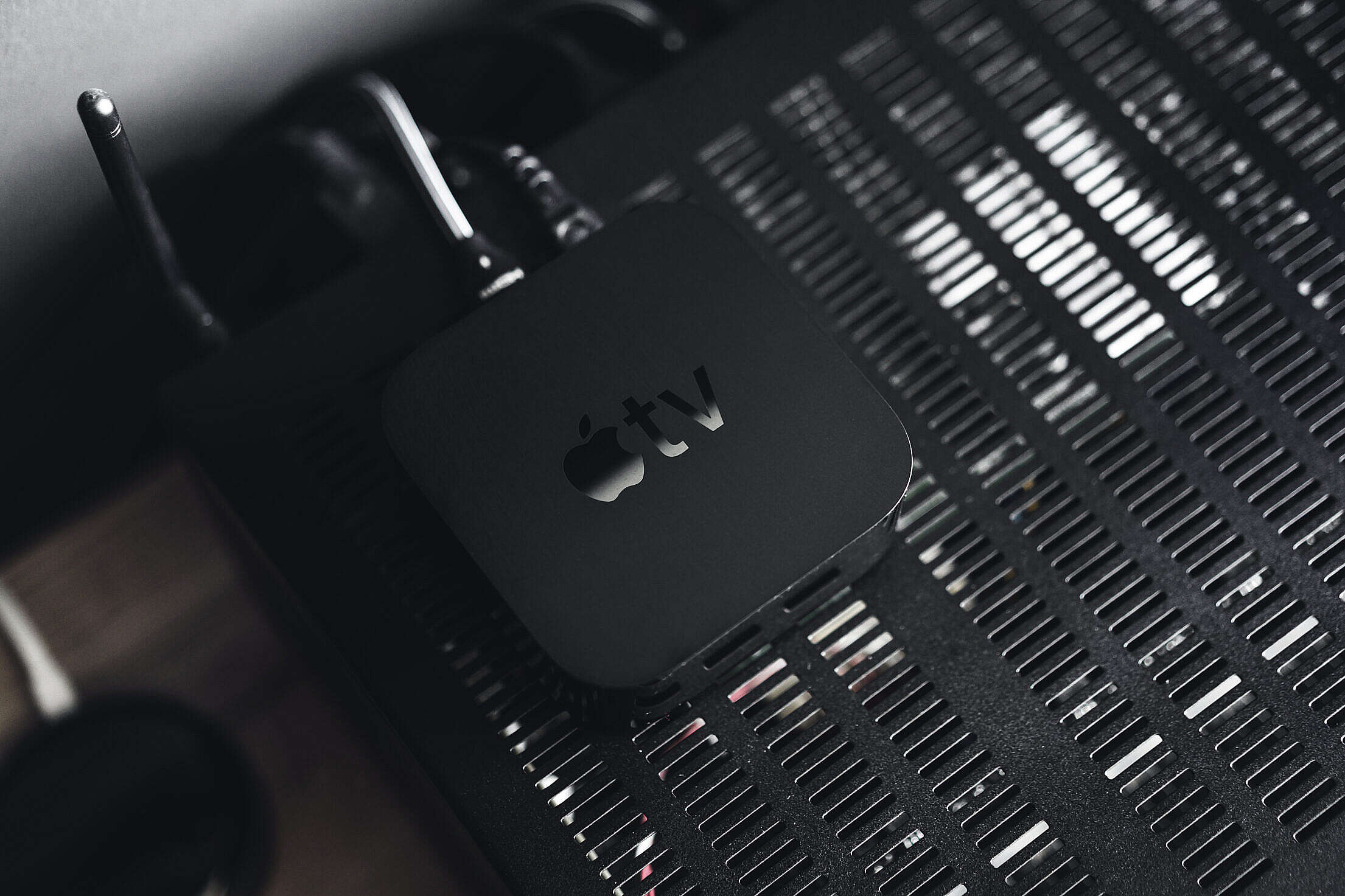 Apple TV Multimedia Centre Free Stock Photo | picjumbo