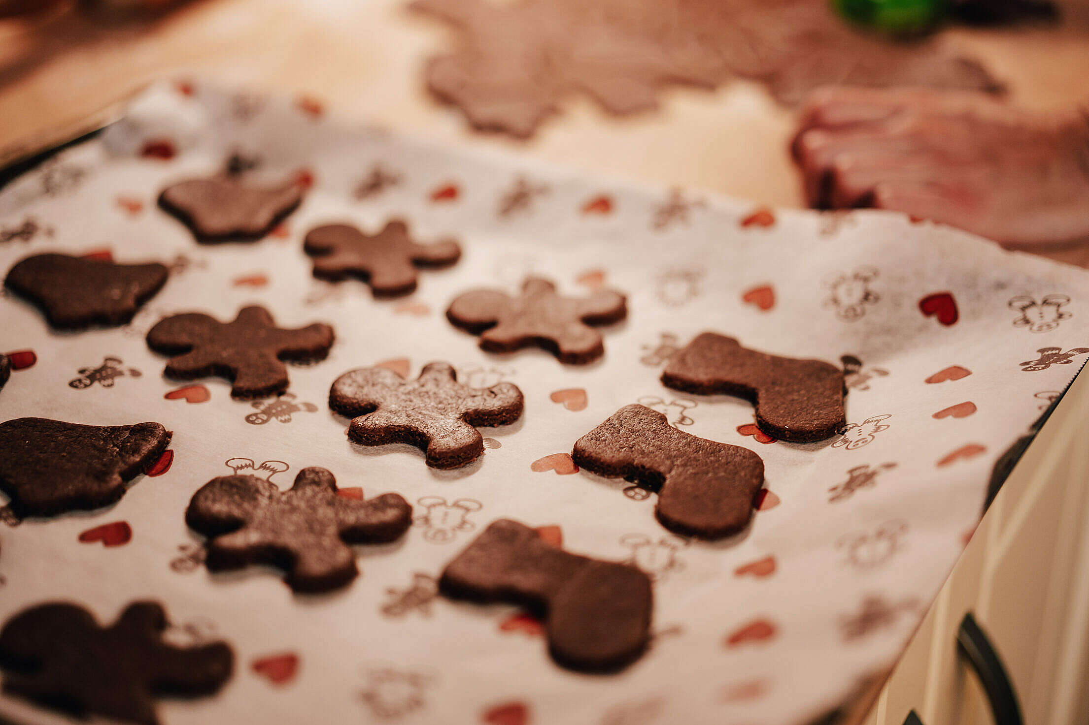 Baking Christmas Gingerbread Free Stock Photo | picjumbo