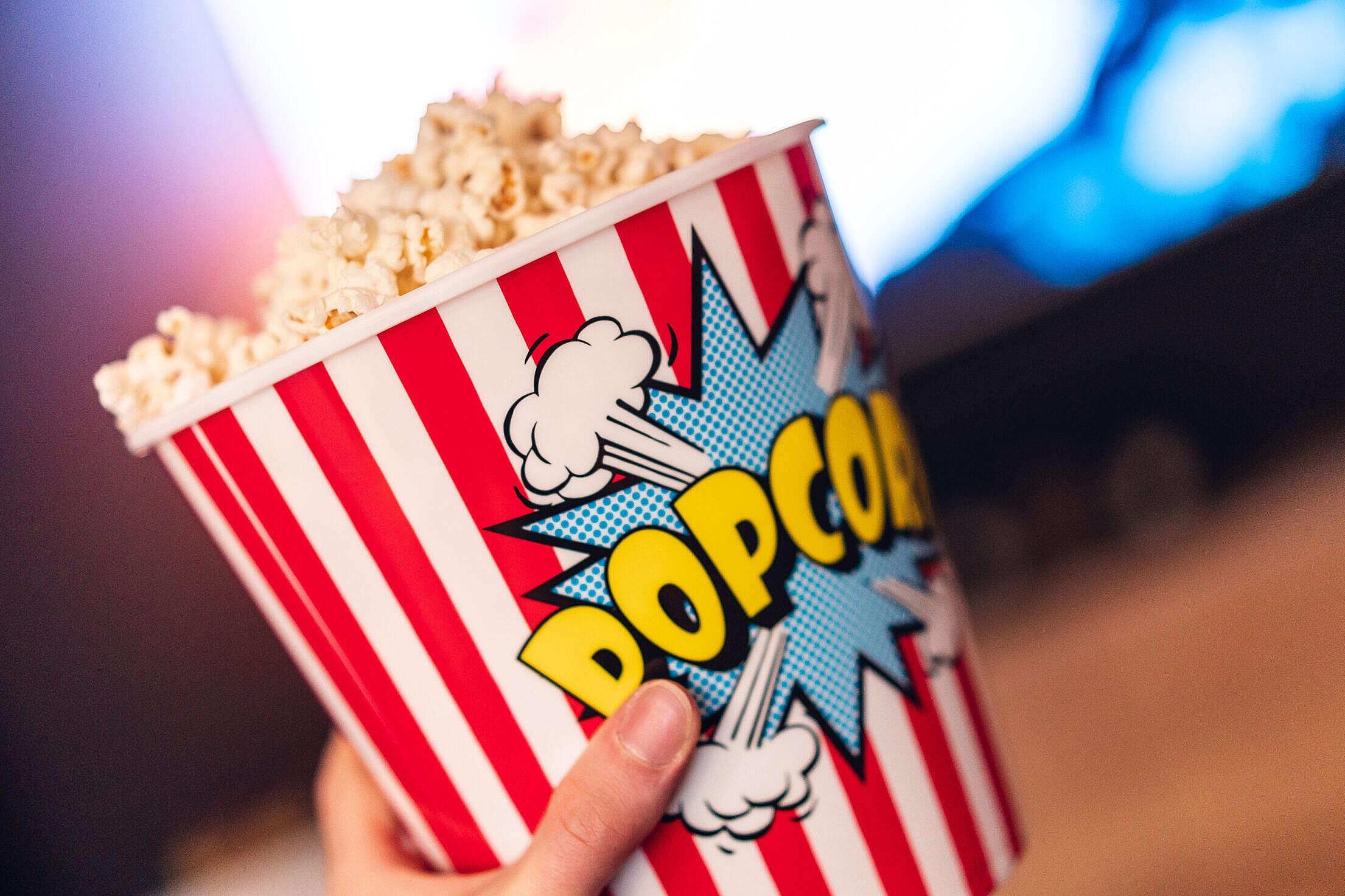 Big Bowl of Popcorn Free Stock Photo | picjumbo