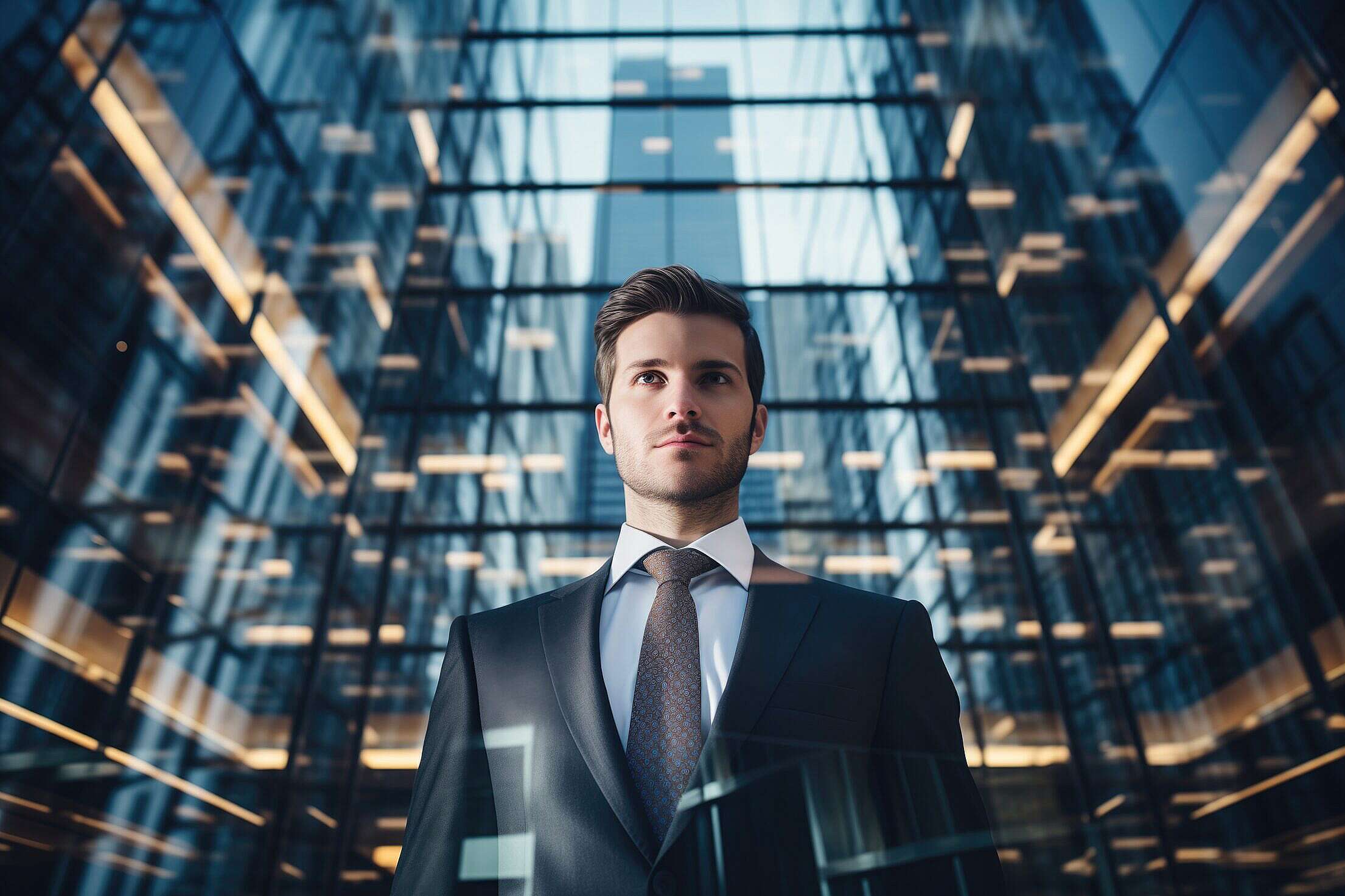Business Man Photo Portrait in Office Building Free Stock Photo | picjumbo