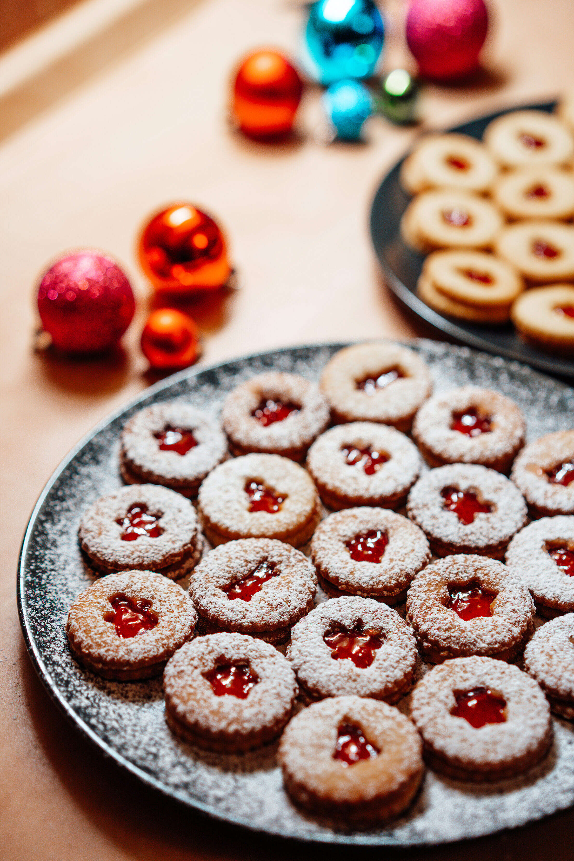 Christmas Linzer Sweets Free Stock Photo | picjumbo