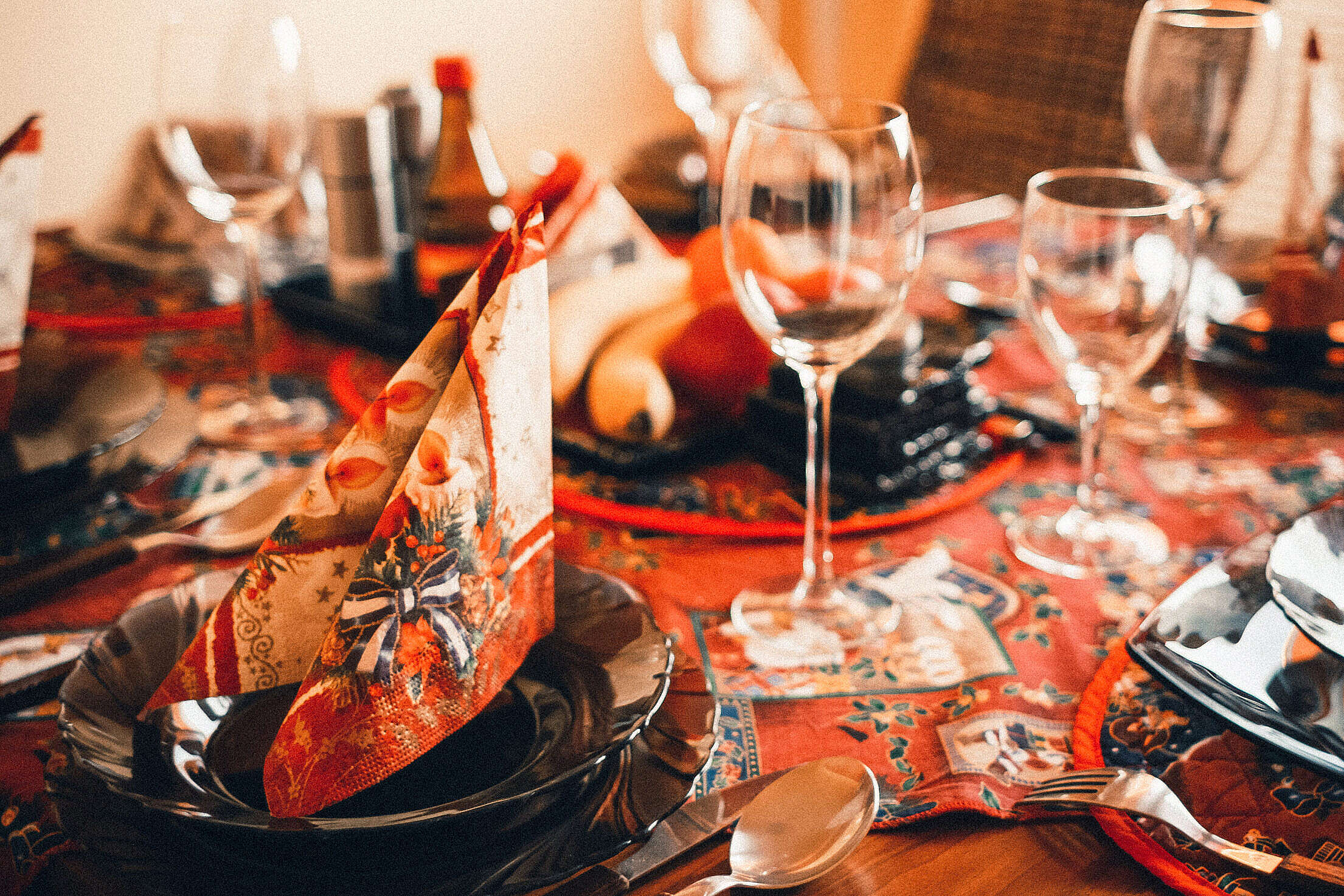 Christmas Table Setting Free Stock Photo Picjumbo Christmas Table Setting Free Stock Photo Picjumbo