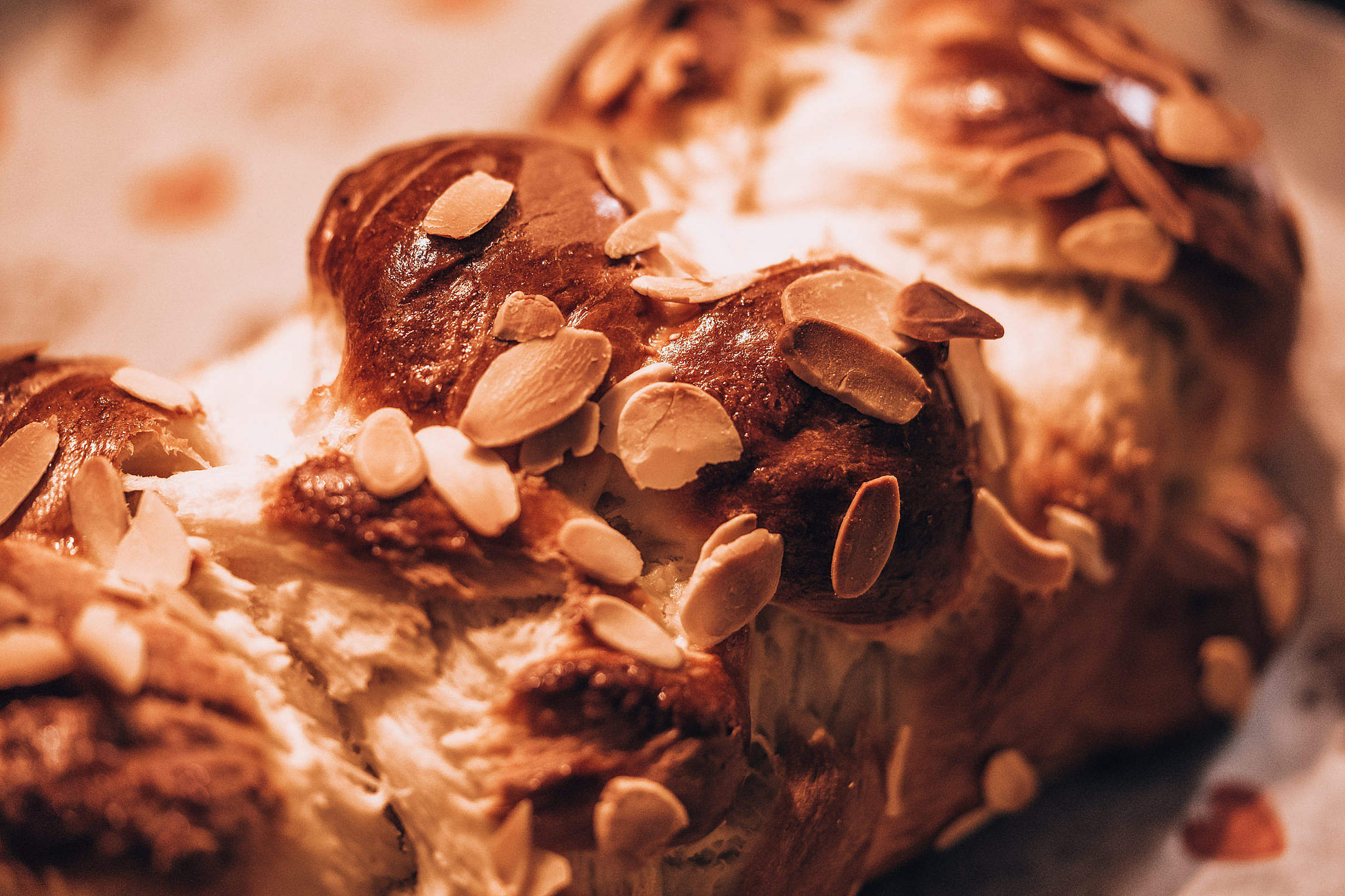 Close-up on a Sweet Fancy Bread Free Stock Photo | picjumbo