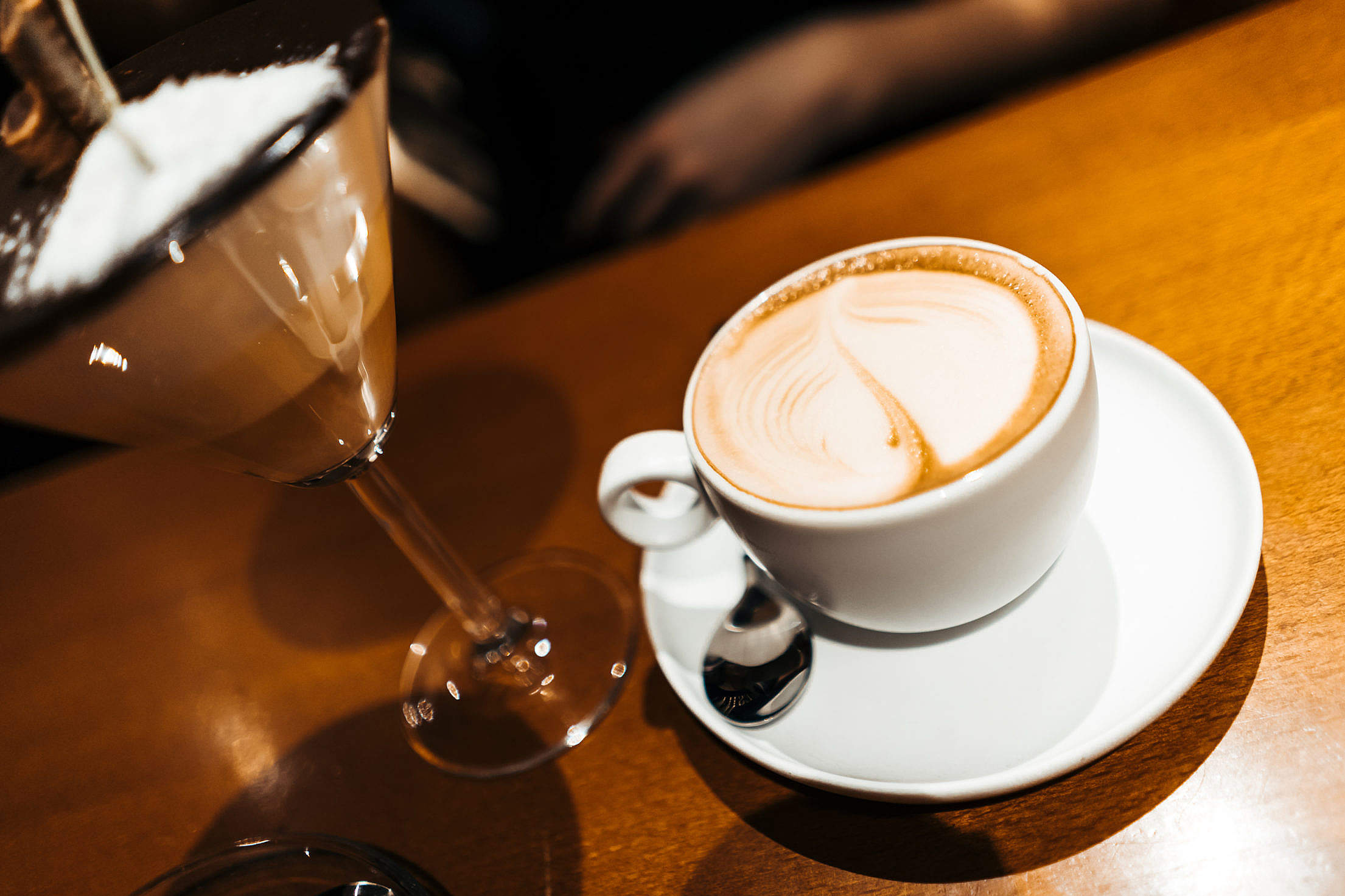 Cup of Coffee in a Bar Free Stock Photo | picjumbo