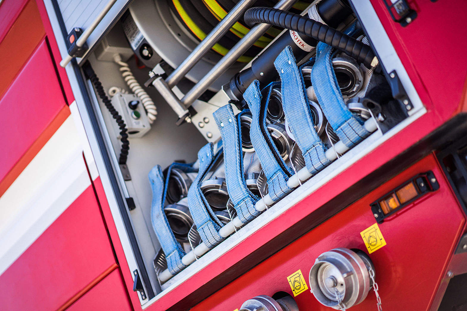 Fire Truck Equipment Close Up #2 Free Stock Photo | picjumbo