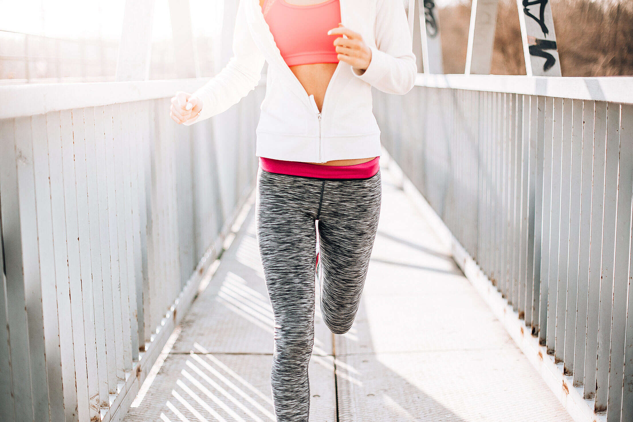 Fitness Girl Jogging Morning Run Free Stock Photo | picjumbo
