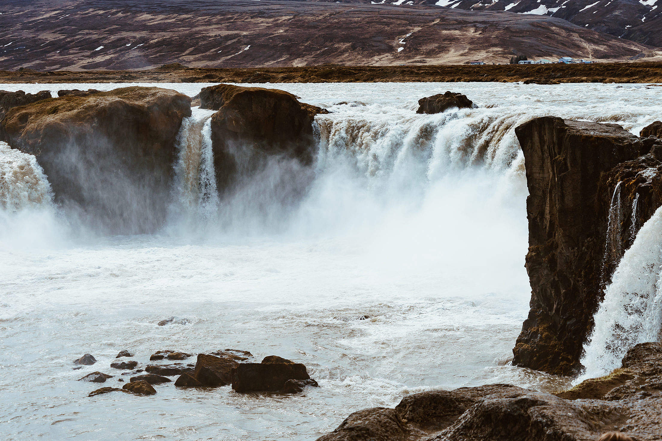 Goðafoss Waterfall in Iceland Free Stock Photo | picjumbo