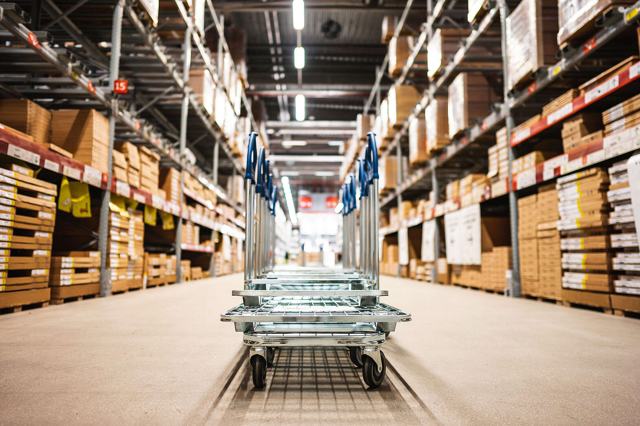 Inside of IKEA Store Self-Service Warehouse Free Stock Photo | picjumbo