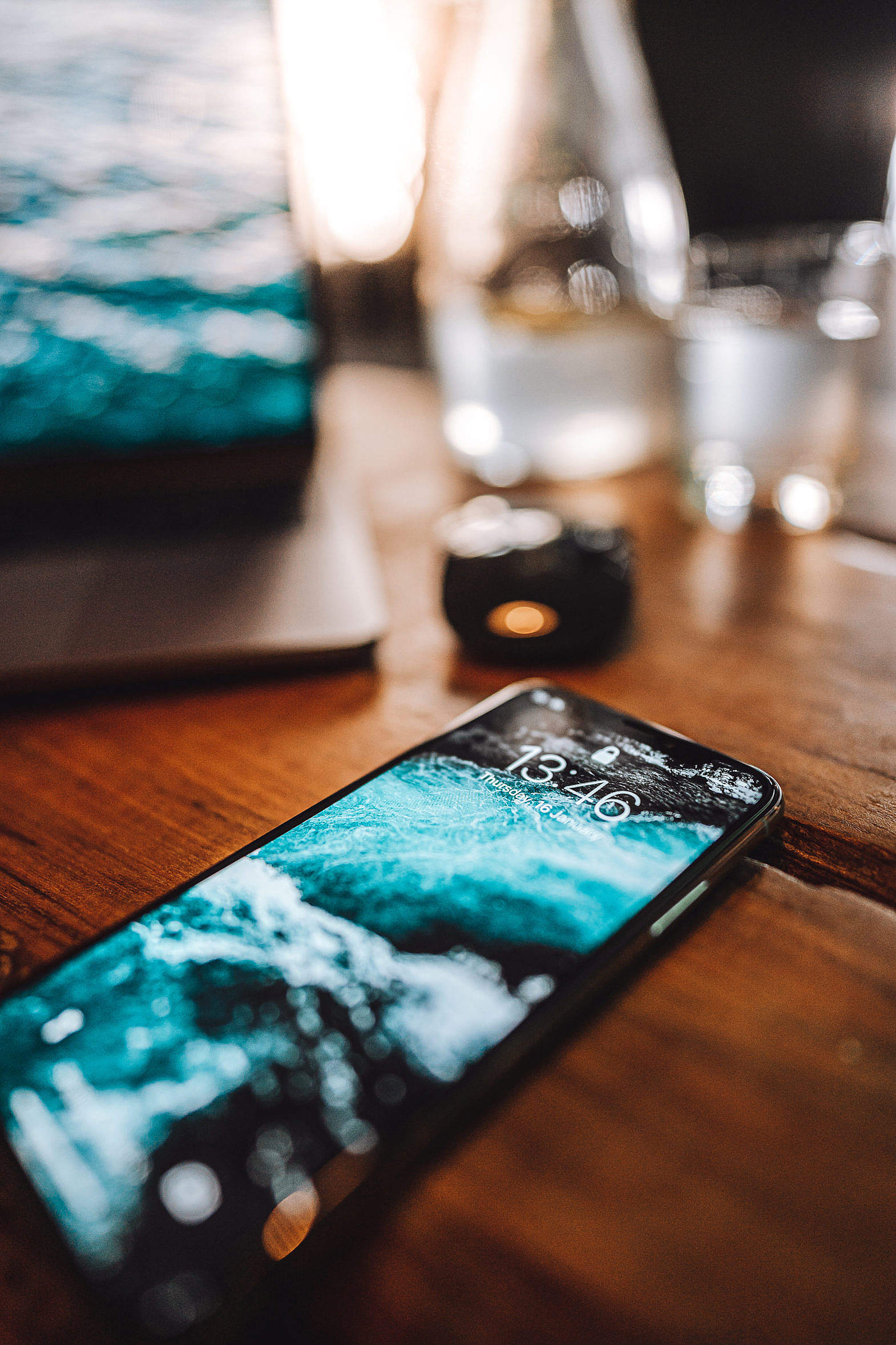 iPhone XS Lying on The Table Free Stock Photo | picjumbo