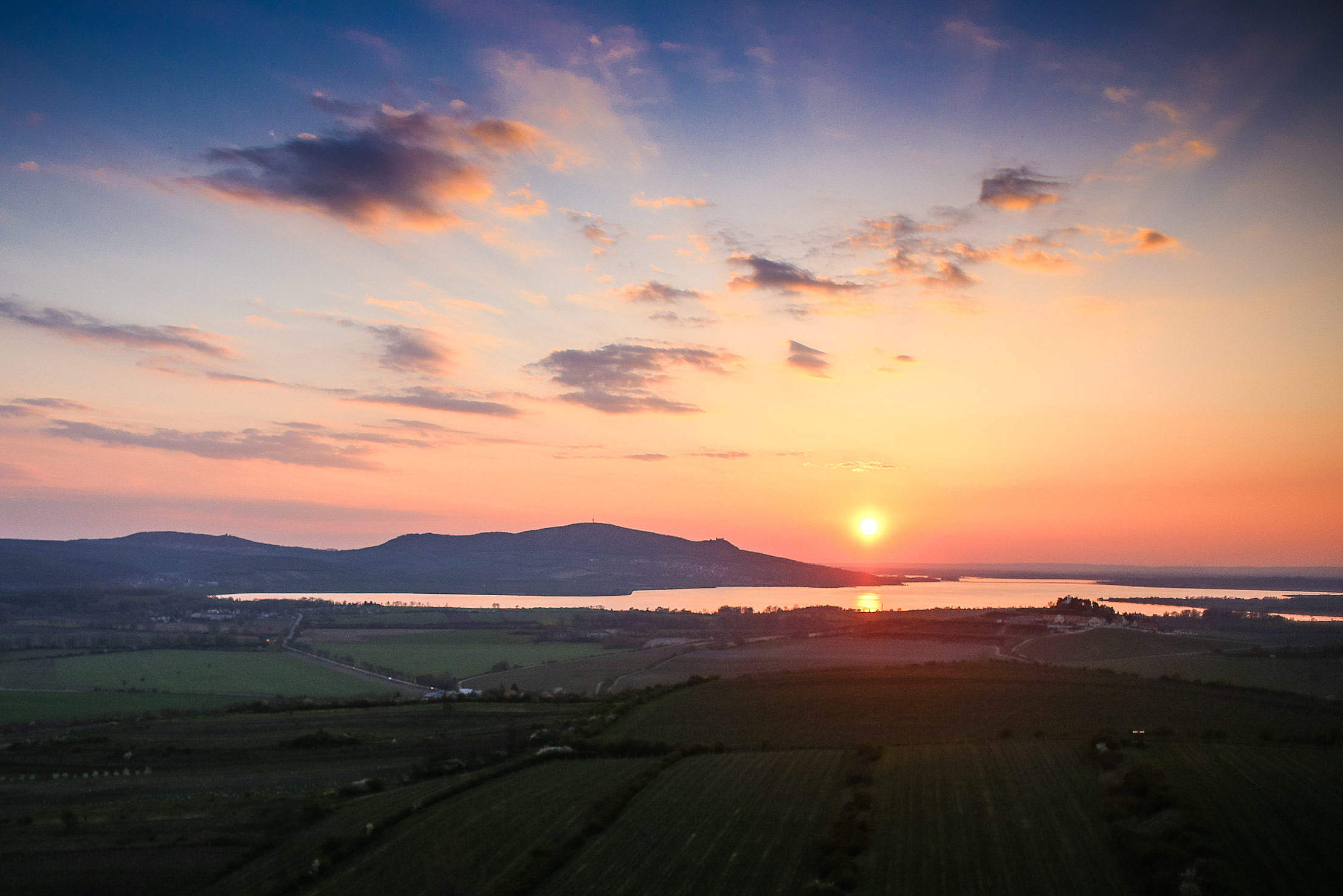 Lake Sunset Free Stock Photo | picjumbo