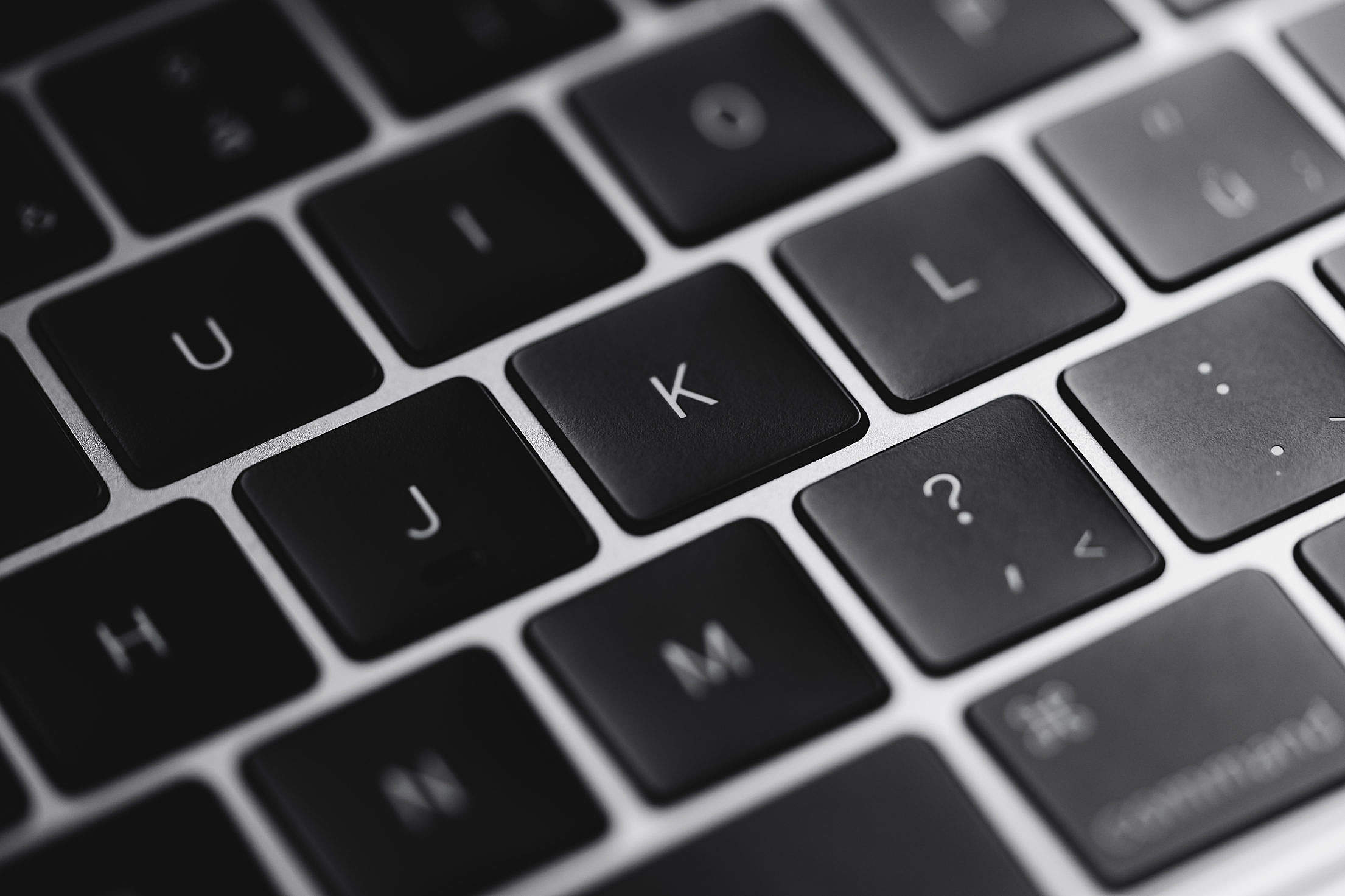 Laptop Keyboard Keys Close Up Free Stock Photo | picjumbo