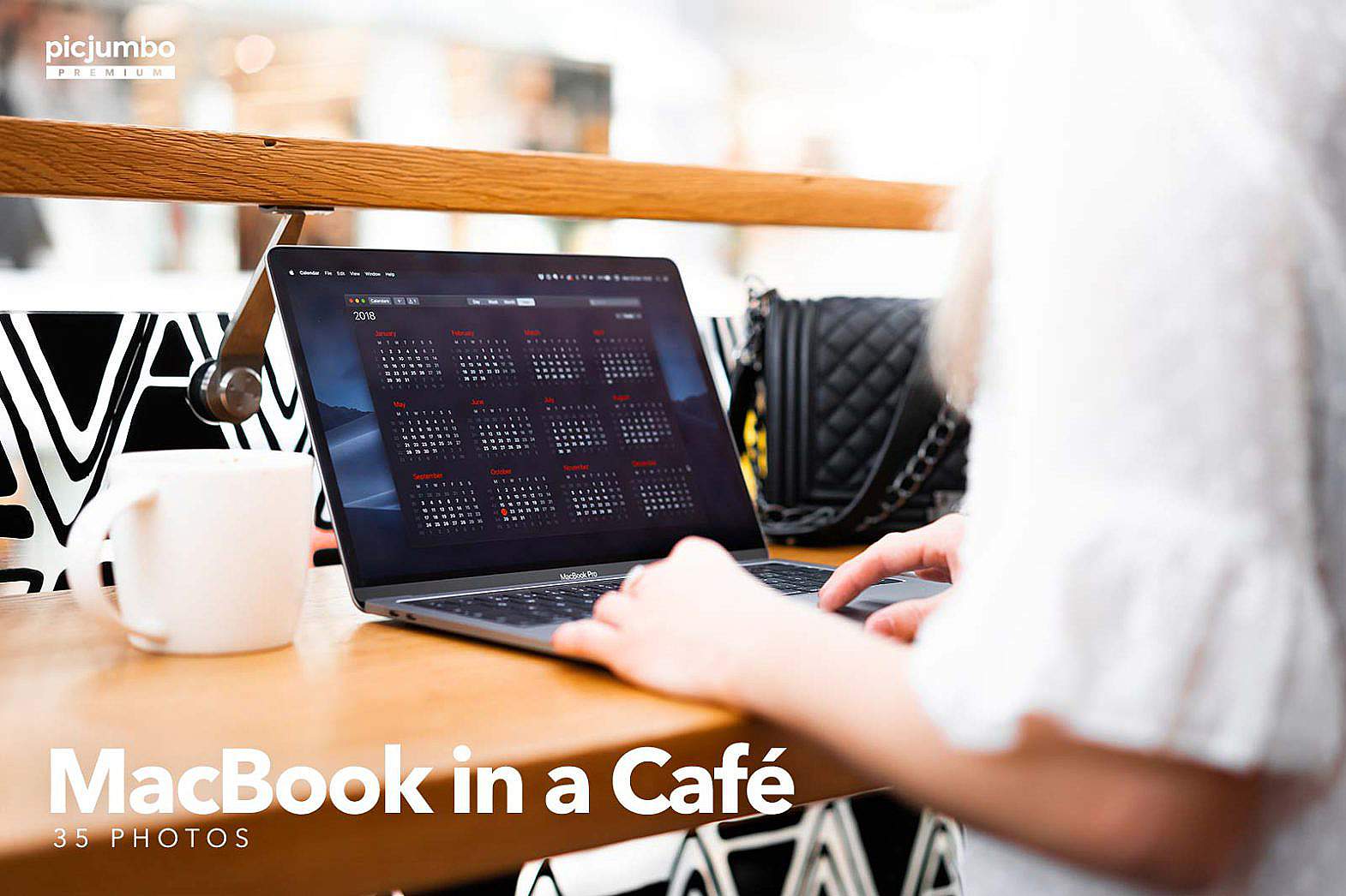 MacBook in a Café Stock Photo Collection | picjumbo