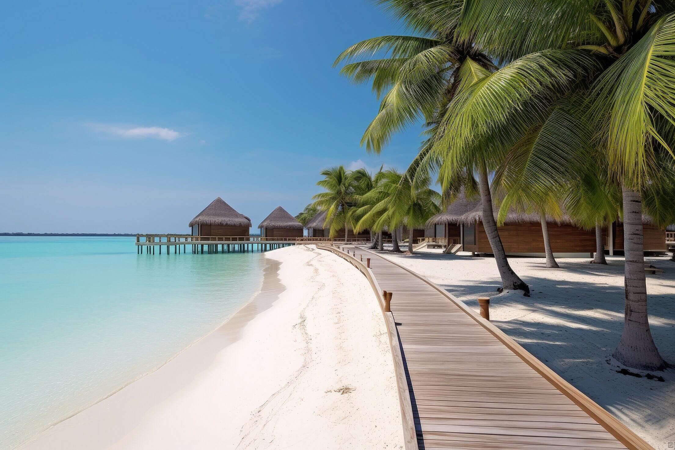 Maldives Resort Free Stock Photo | picjumbo