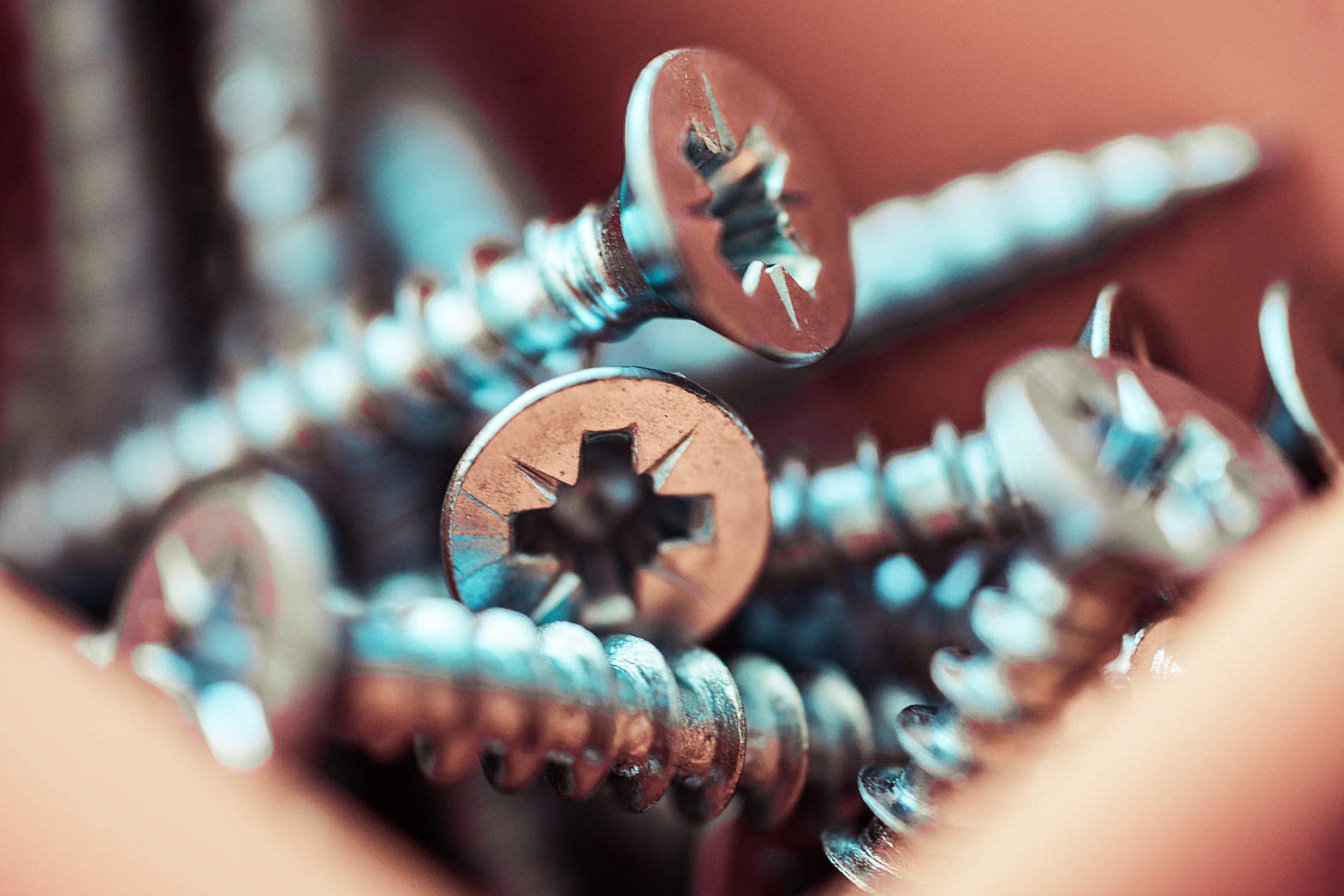 Pile of Flat Crosshead Screws Close Up Free Stock Photo | picjumbo