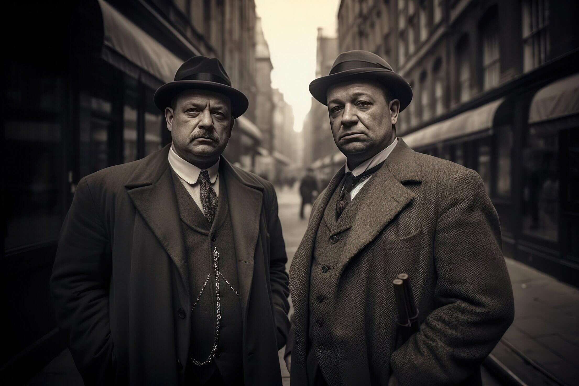 Portrait Of Classy London Gangsters In 1900s Free Stock Photo Picjumbo