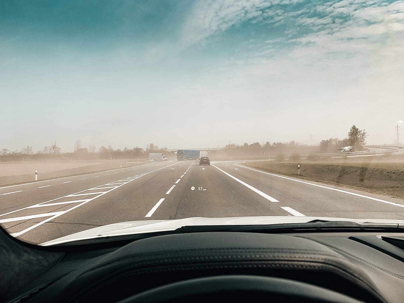POV Driving a Car Through Dust From Fields Free Stock Photo | picjumbo