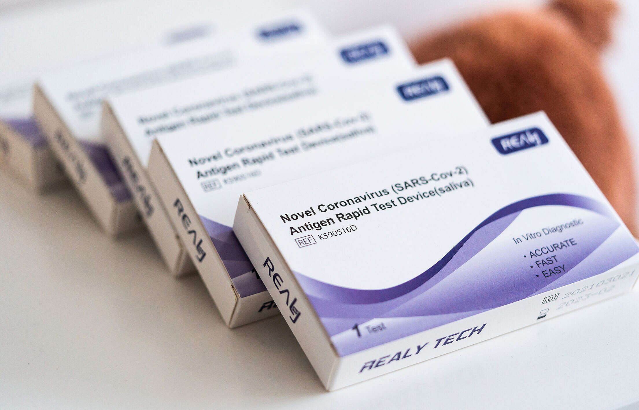 Realy Tech Novel Home Antigen Coronavirus Rapid Tests Free Stock Photo ...