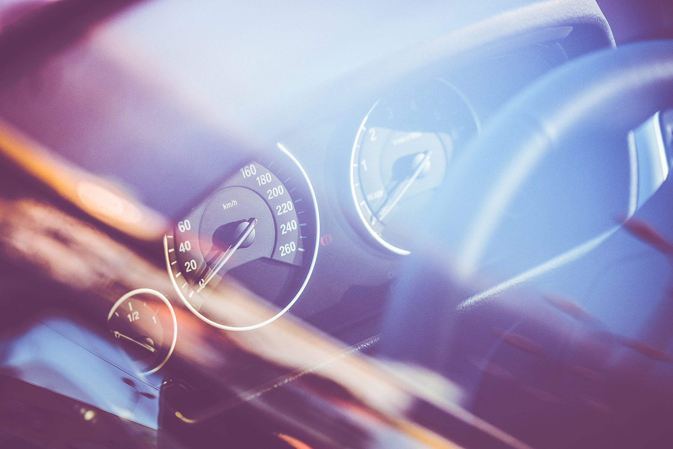 Speed-O-Meter in a Car Through Window Free Stock Photo | picjumbo