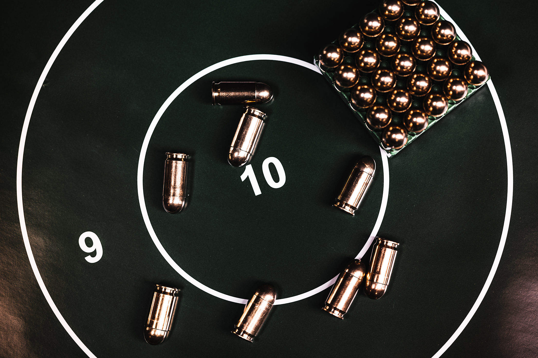 Target with Bullets Free Stock Photo | picjumbo