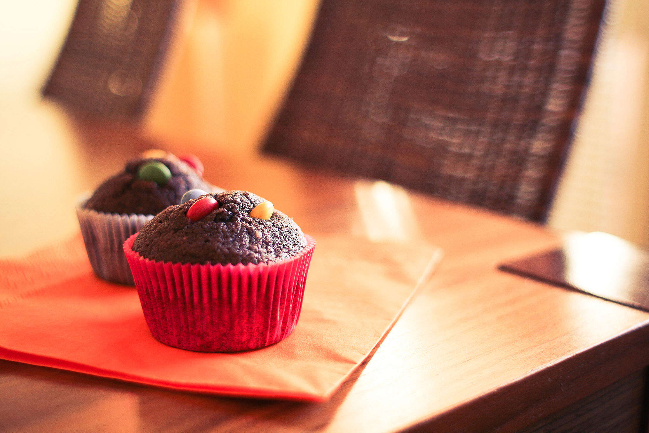 Two Delicious & Yummy Muffins Free Stock Photo | picjumbo
