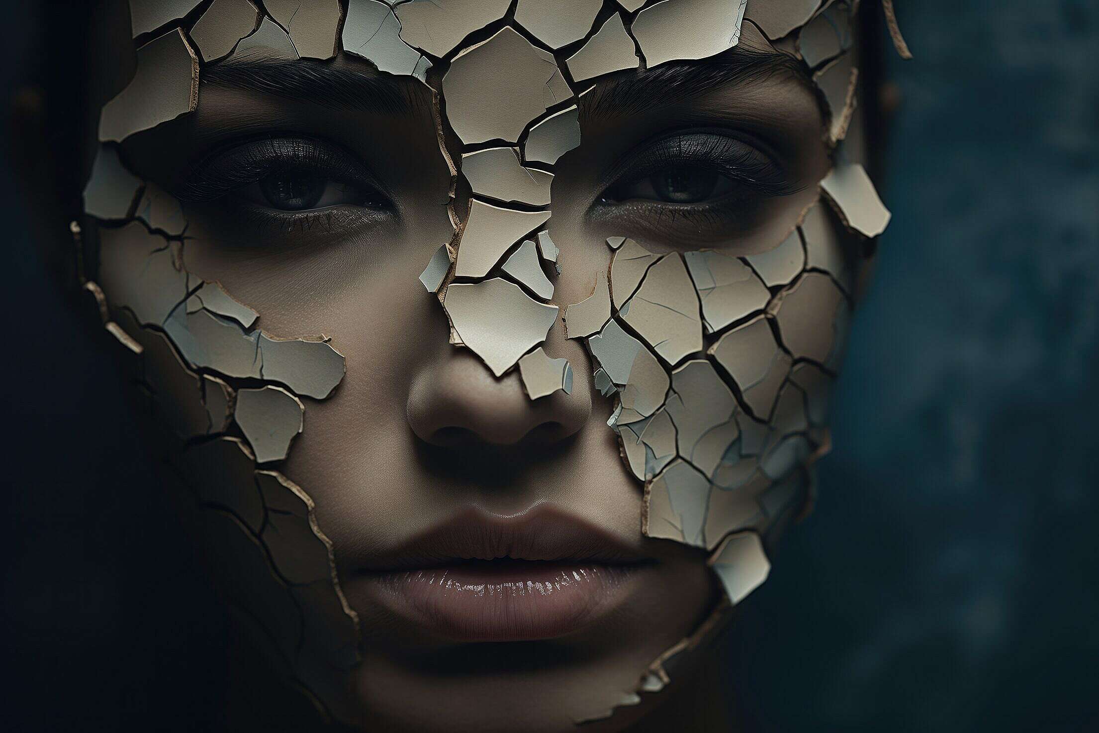 Woman Sad Heartbroken into Pieces Free Stock Photo | picjumbo